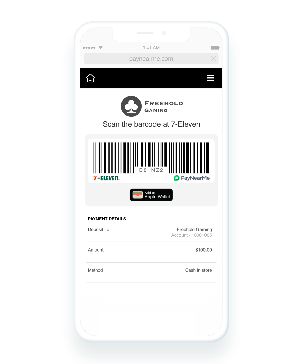 Cash Deposits at Retail for iGaming | MoneyLine by PayNearMe